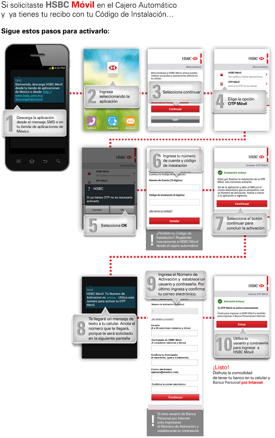 HSBC Móvil en el Cajero Automático - HSBC México